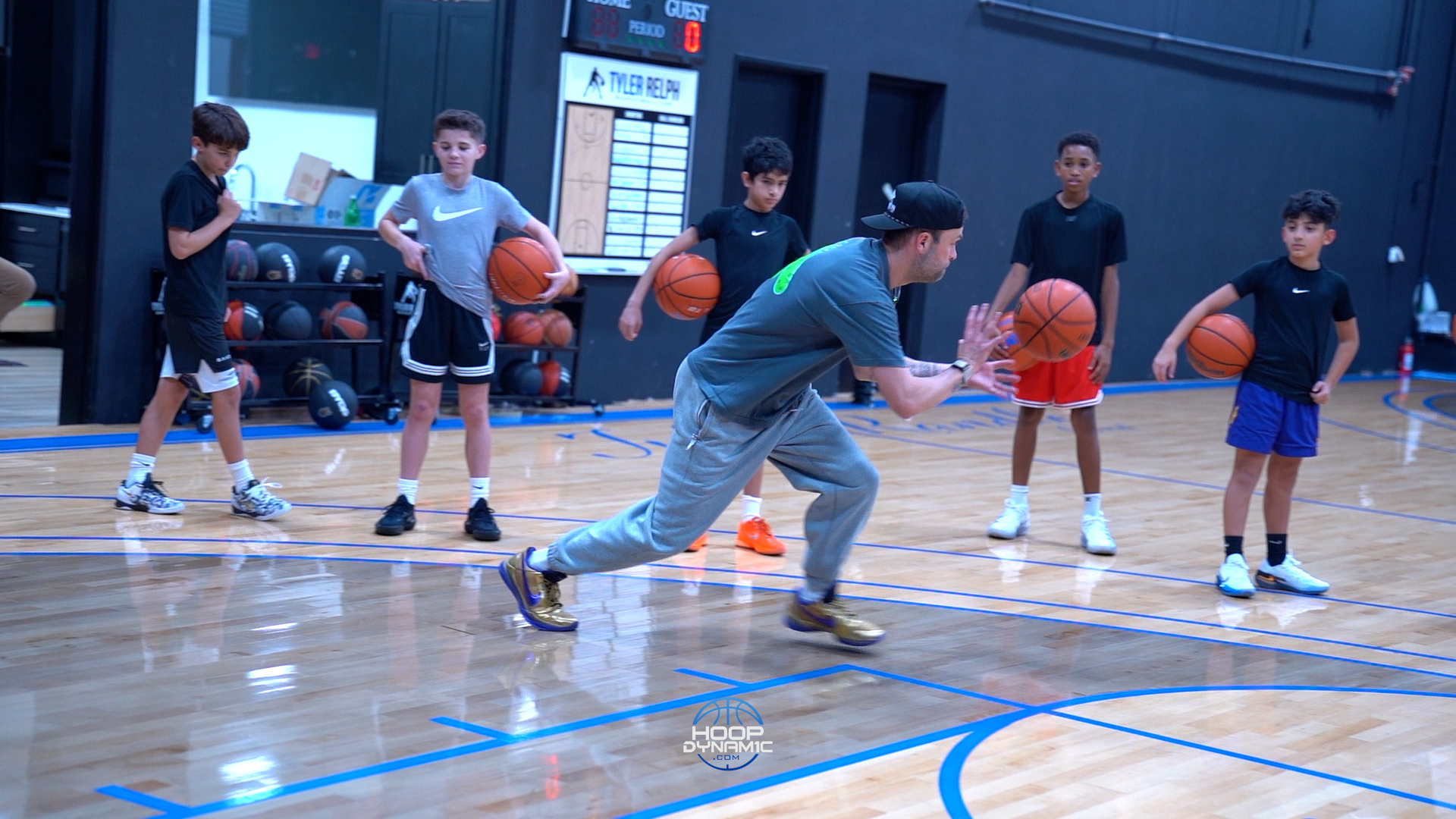 Run Through Shooting (Youth/Beginner Drill) - HoopDynamic.com